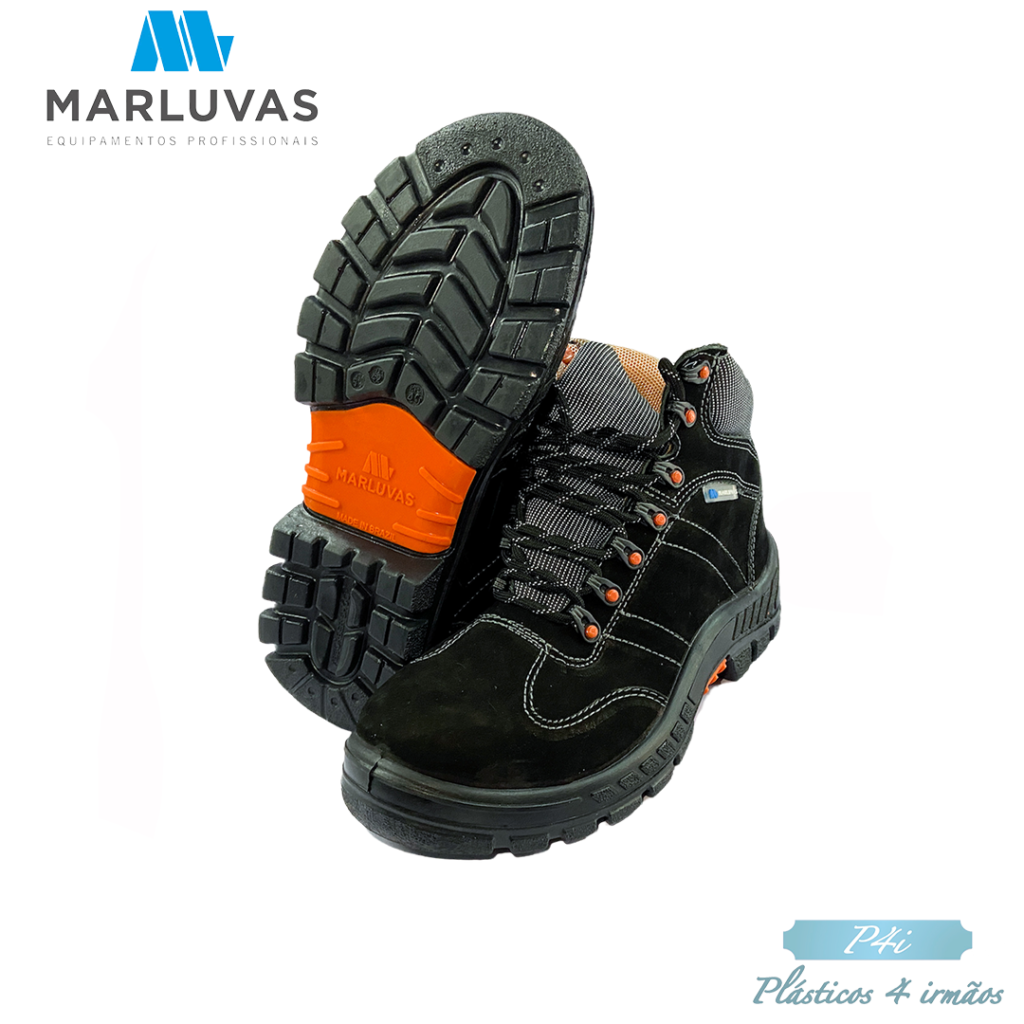 Bota Nobuck Premier com Cadarço - Marluvas - Plásticos 4 Irmãos
